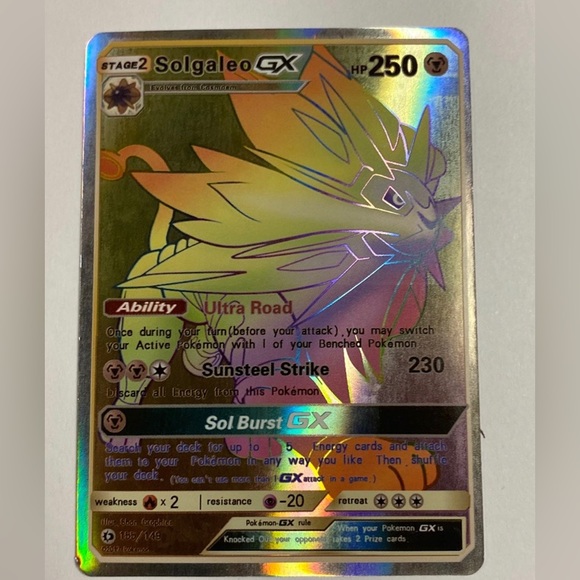 Pokemon | Games | Pokemon Solgaleo Gx Secret | Poshmark